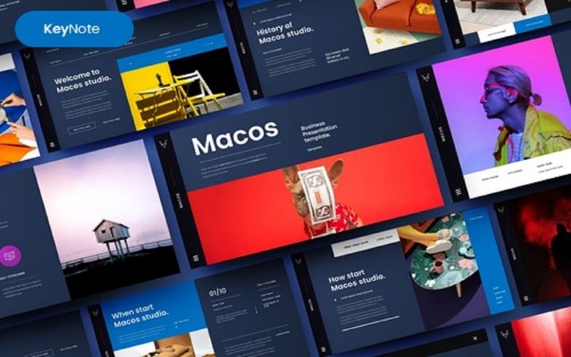 Macos - Plantilla de Keynote empresarial - TemplateMonster