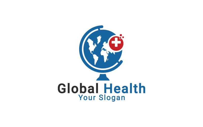 Global Health Logo, Globe World Medical Health Care Logo, World Health ...