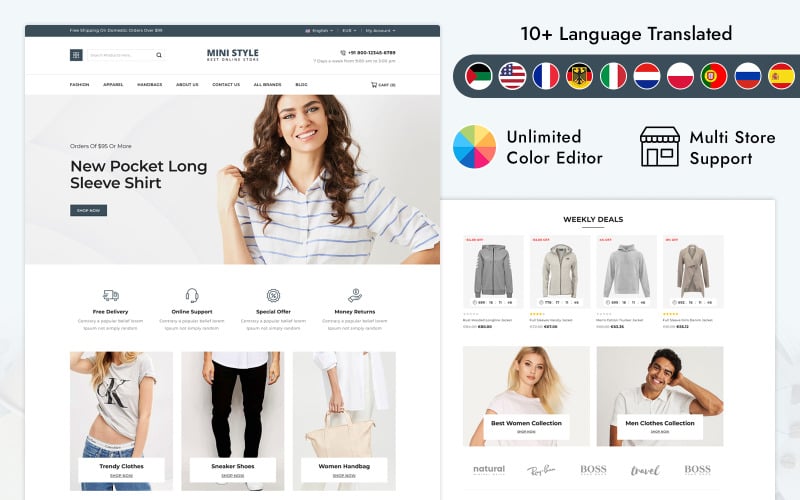 MiniStyle - Minimal Fashion Store Prestashop Responsive Theme