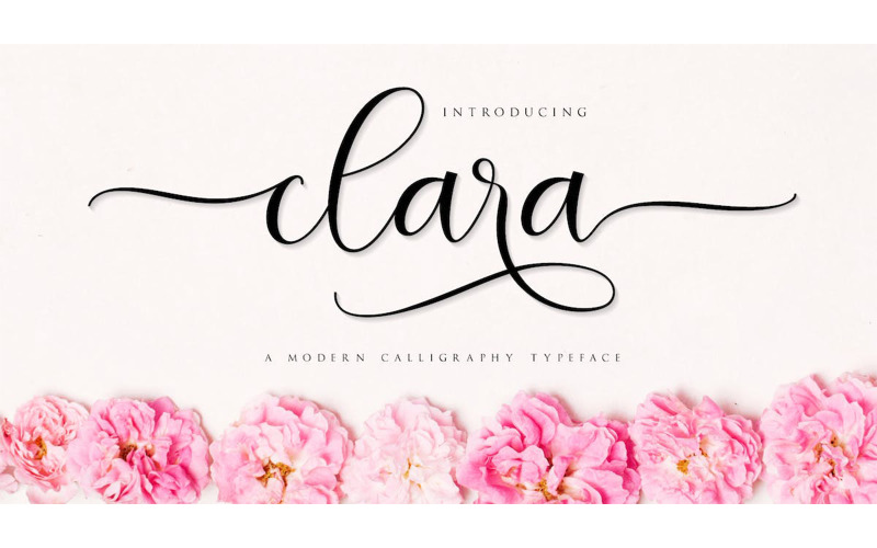 Clara Caligrafía moderna Tipo de letra Script Fuente