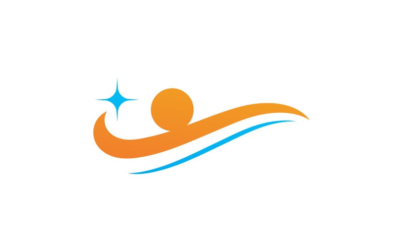 Community network and social Health Logo icon design template V 27