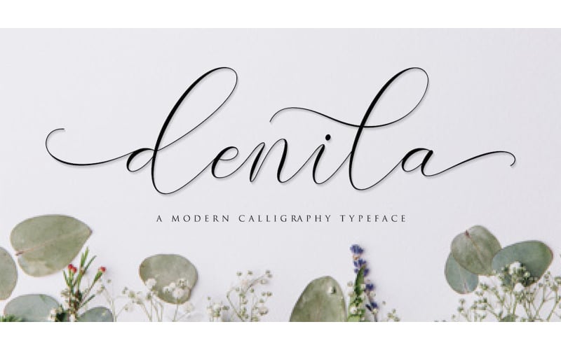 Denila Modern Script Font #301999 - TemplateMonster