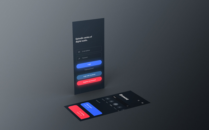 Application Mockup PSD Template Vol 14 - TemplateMonster