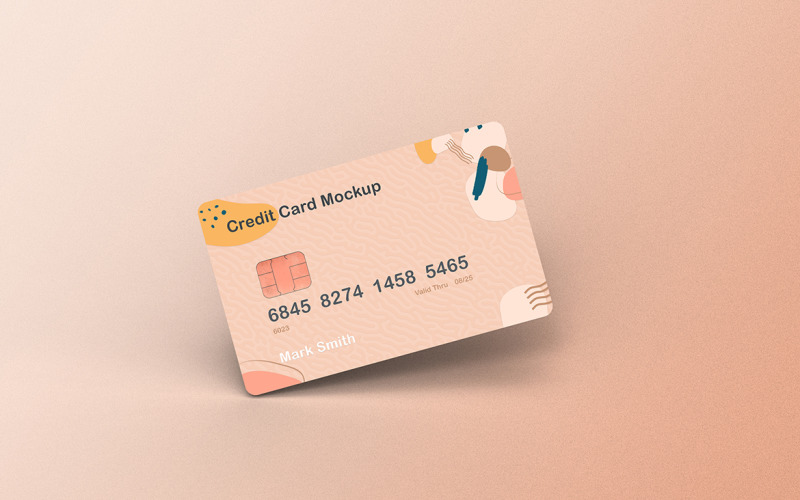 Credit Card Mockup PSD Template Vol 07 - TemplateMonster