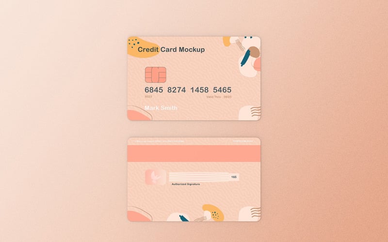 Credit Card Mockup PSD Template Vol 15 - TemplateMonster