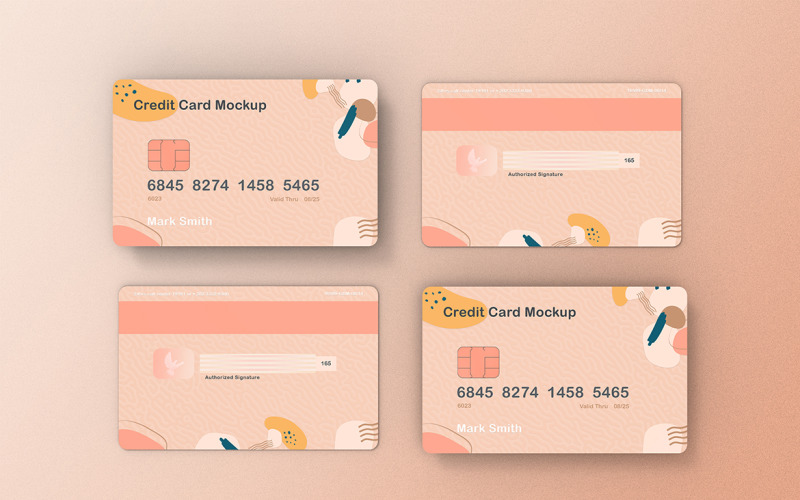 Credit Card Mockup PSD Template Vol 21 - TemplateMonster