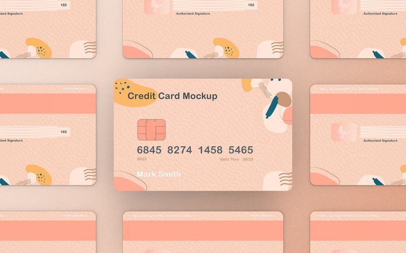 Credit Card Mockup PSD Template Vol 28 - TemplateMonster