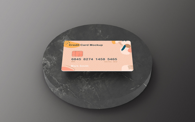 Credit Card Mockup PSD Template Vol 45 - TemplateMonster