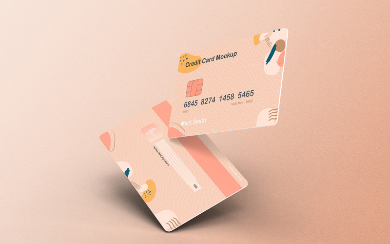 Credit Card Mockup PSD Template Vol 49 - TemplateMonster