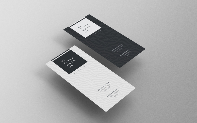 DL Flyer Mockup PSD Template Vol 20 #302427 - TemplateMonster