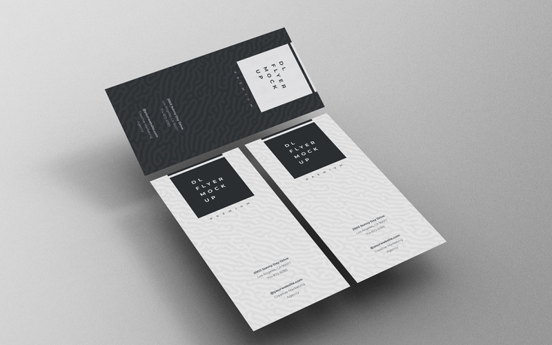 DL Flyer Mockup PSD Template Vol 31 #302560 - TemplateMonster