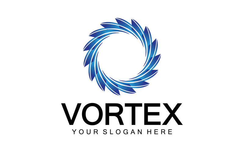 Vortex Circle Ring Vector Logo Tempate 12 - TemplateMonster