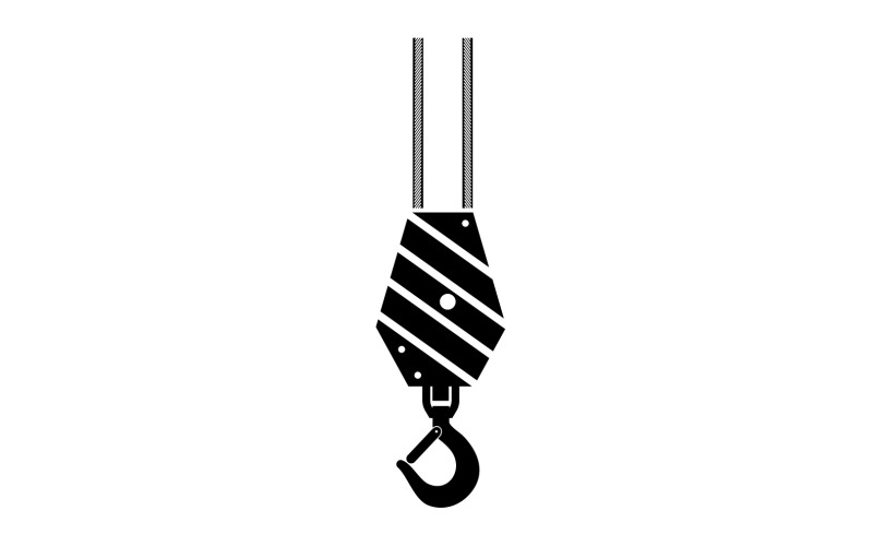 Vinç Logo İnşaat Vektör Sembolü 4 #302838 - TemplateMonster