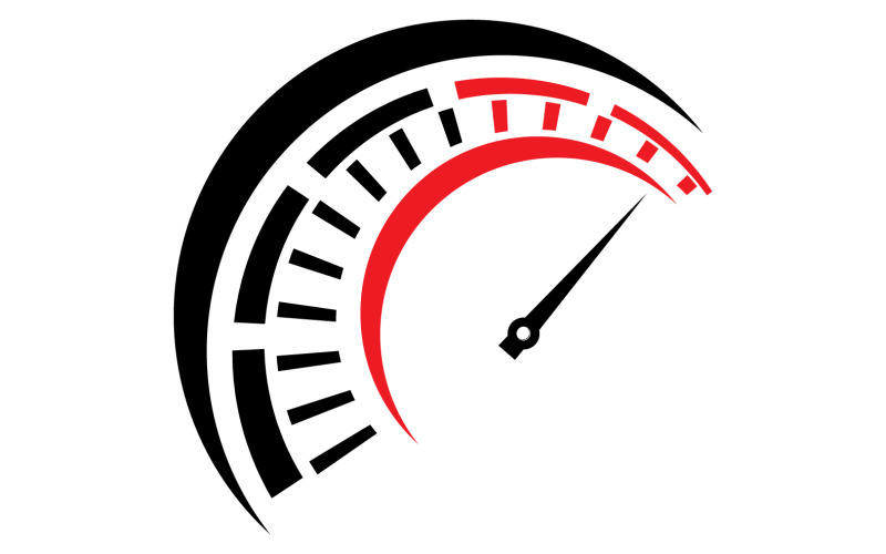 Schneller Speed Tachometer Sport Logo 31 - TemplateMonster