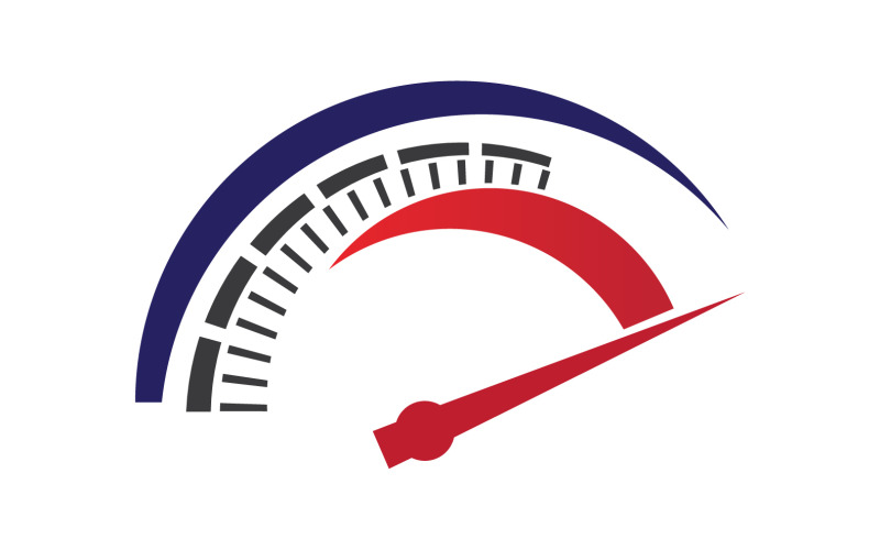 Schneller Speed Tachometer Sport Logo 5 - TemplateMonster