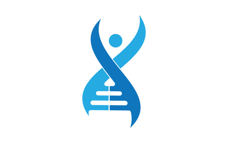 Human DNA logo Icon Design Vector 2 #303033 - TemplateMonster