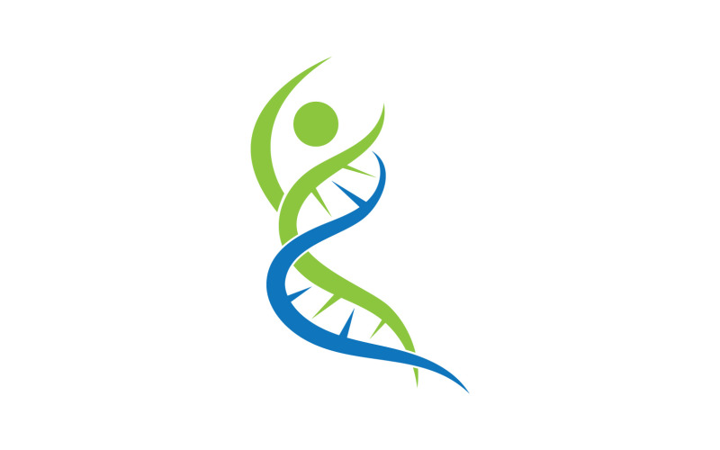 Human DNA logo Icon Design Vector 9 #303040 - TemplateMonster