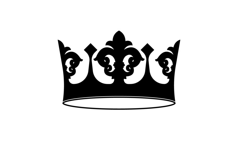 Taç Logo Şablonu Vektör Simge Çizim 8 - TemplateMonster