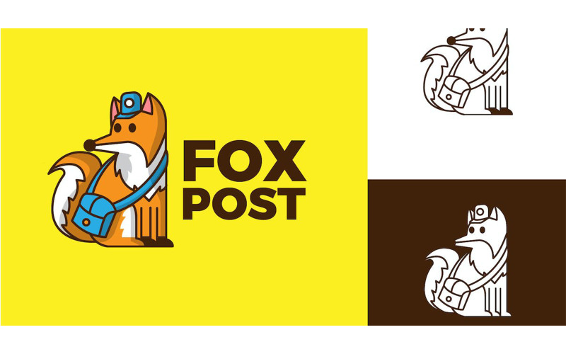 Fox Post mascotte et logo Esport #304477 - TemplateMonster