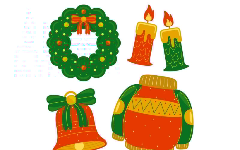 Christmas Vector Pack #03 #304549 - TemplateMonster