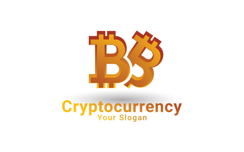 Bitcoin With Arrow Logo, Cryptocurrency Logo, Bitcoin Exchange Logo ...