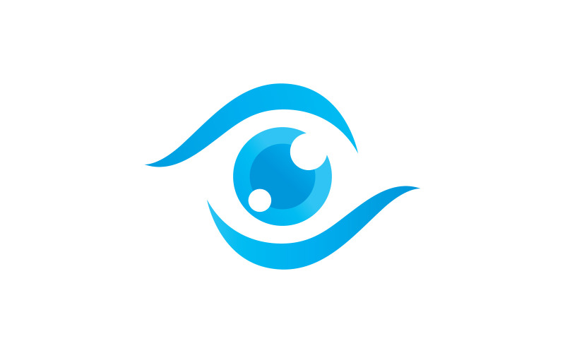 Creative Eye care Logo Design Template V4 - TemplateMonster