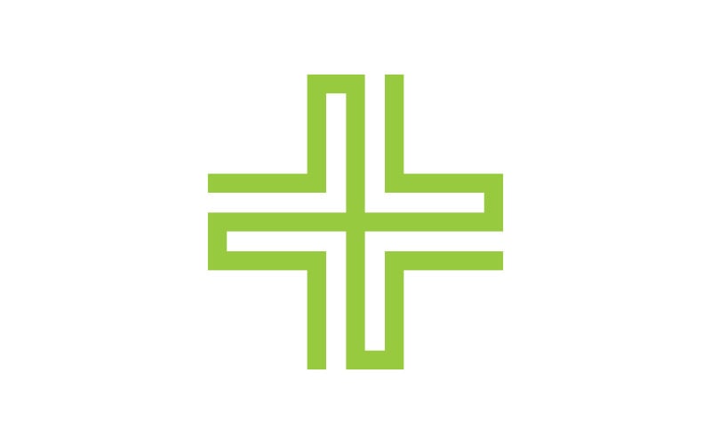 Medical Logo sign template vector illustration design V7