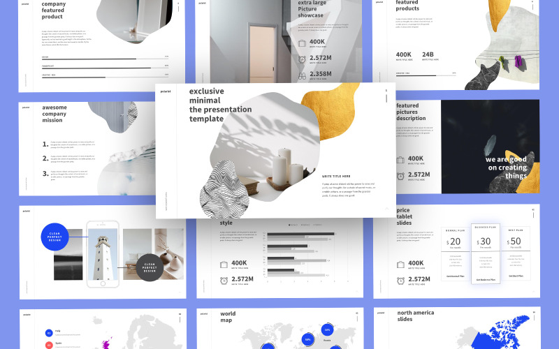 Polarist Pattern Business PowerPoint Template