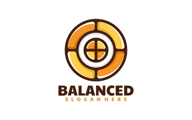 Abstract Balance Simple Logo #305374 - TemplateMonster