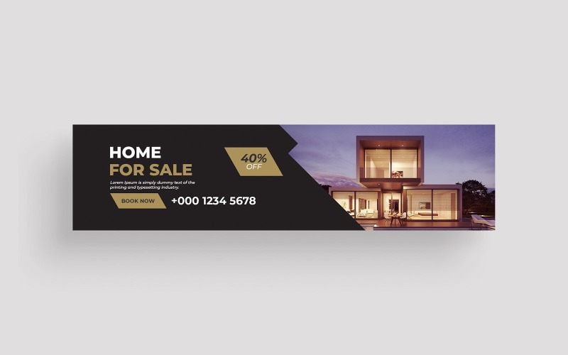 Real Estate Home LinkedIn Cover Photo Design