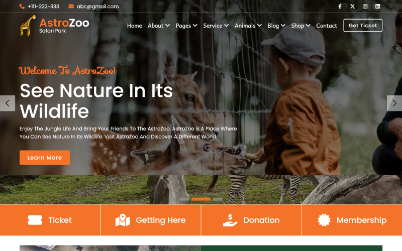 Dog Responsive Website Template #47636 - TemplateMonster