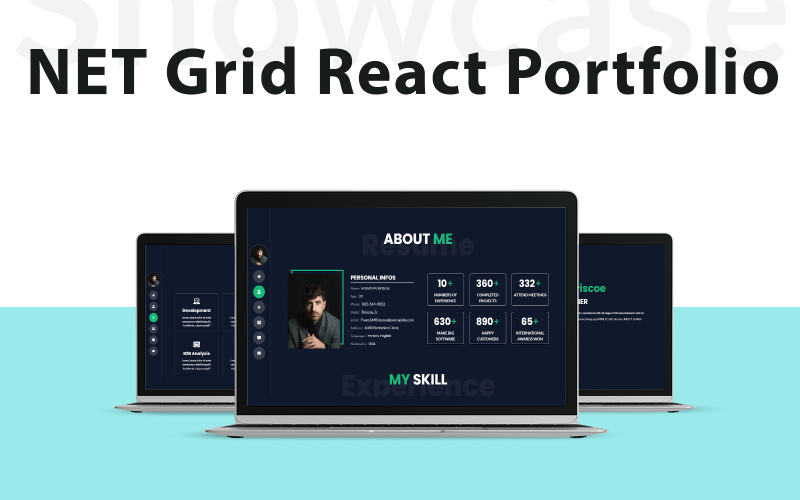 NetGrid - React-Portfolio-Webvorlage - TemplateMonster