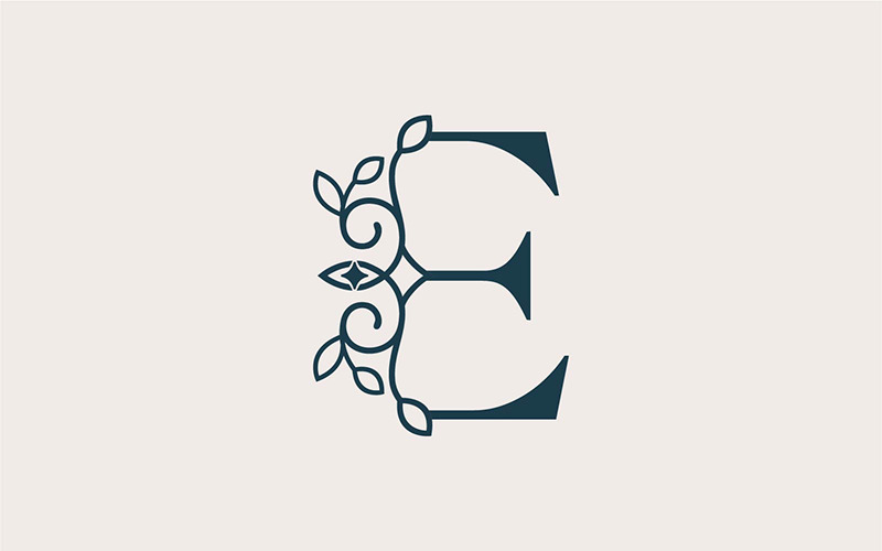 Brand Logo Design Template Beauty Cosmetic E