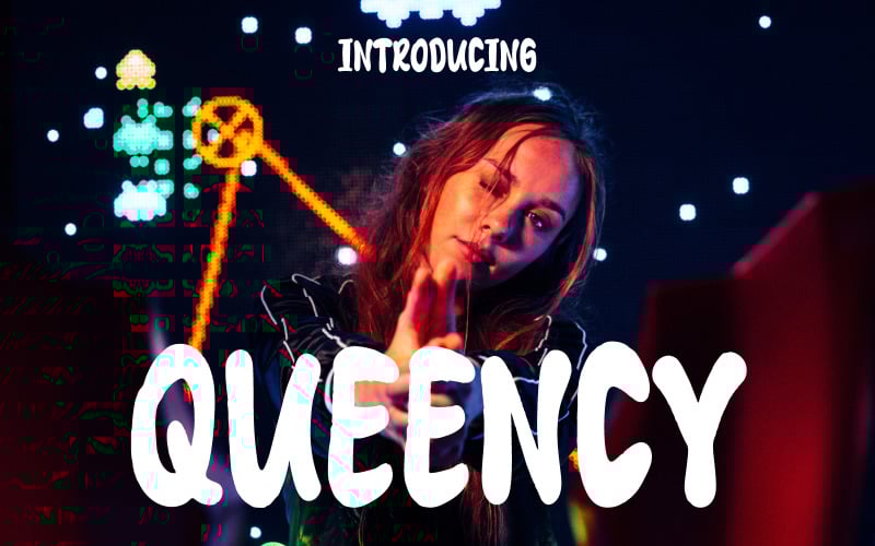 Queency - Fuente manuscrita #306785 - TemplateMonster