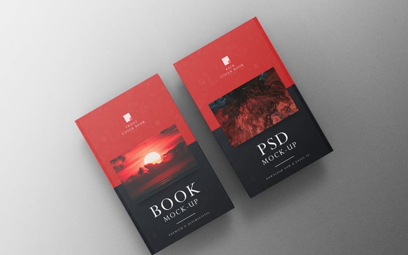 Book Mockup PSD Template Vol 19 #306879 - TemplateMonster