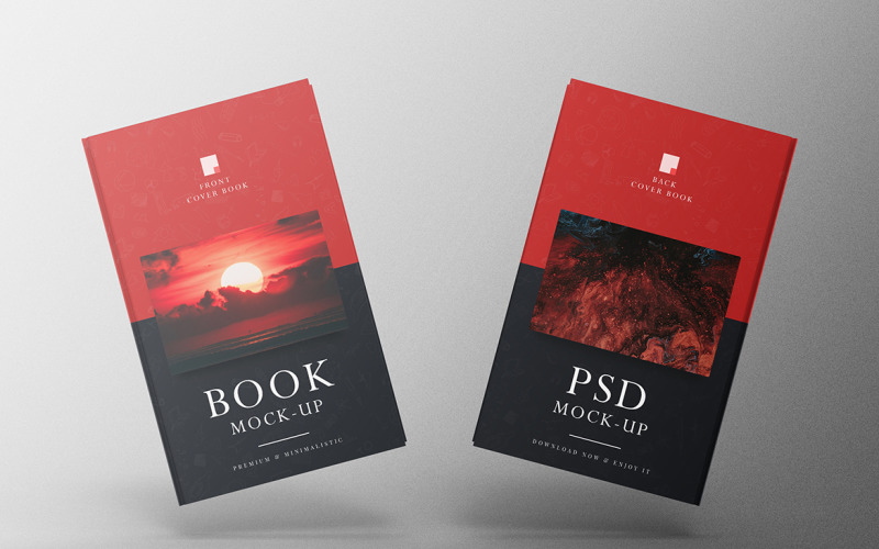 Book Mockup PSD Template Vol 38 #306914 - TemplateMonster