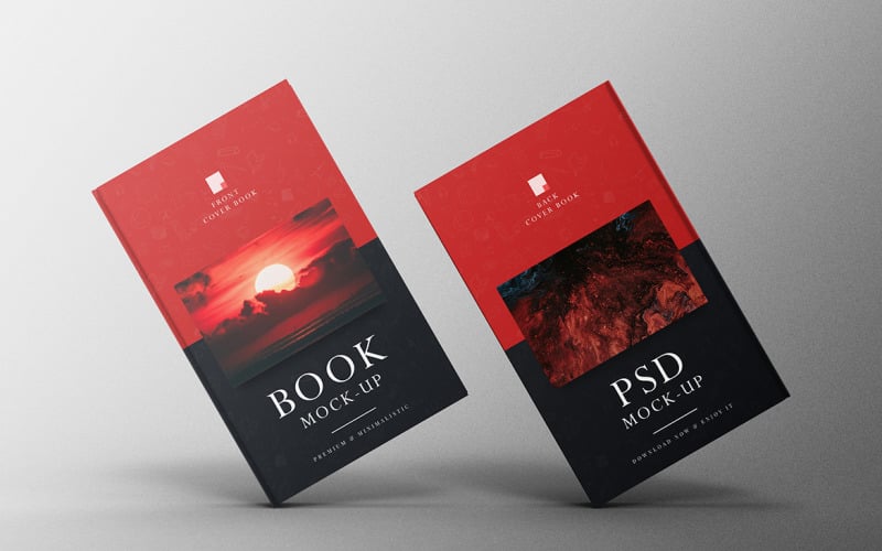 Libro Mockup Modello PSD Vol 40 #306912 - TemplateMonster