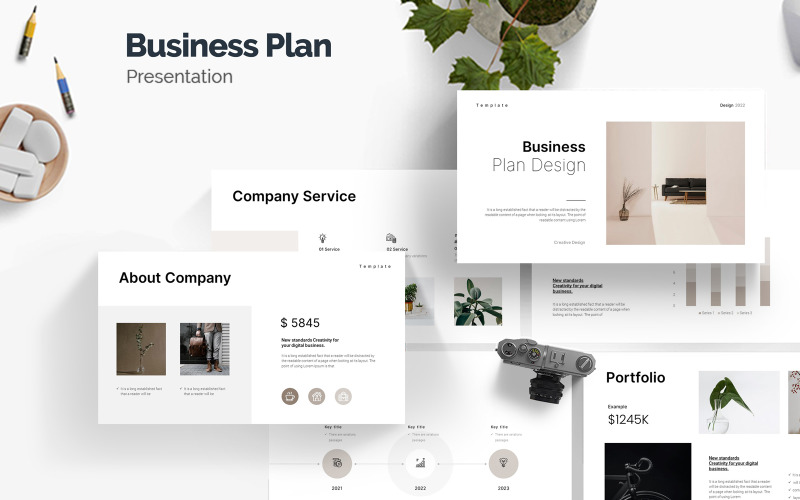 Future Plan Presentation Template Layout - TemplateMonster