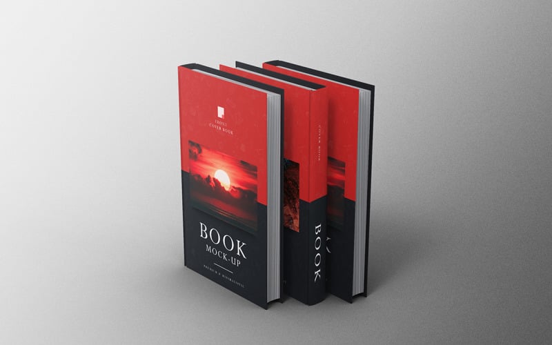 Modèle PSD de maquette de livre Vol 60 - TemplateMonster