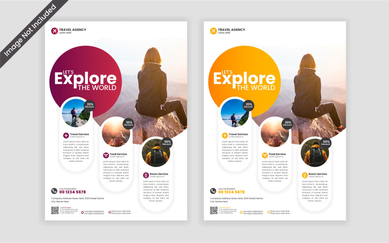 Travel poster or flyer brochure design layout,tourism color a4 print ...