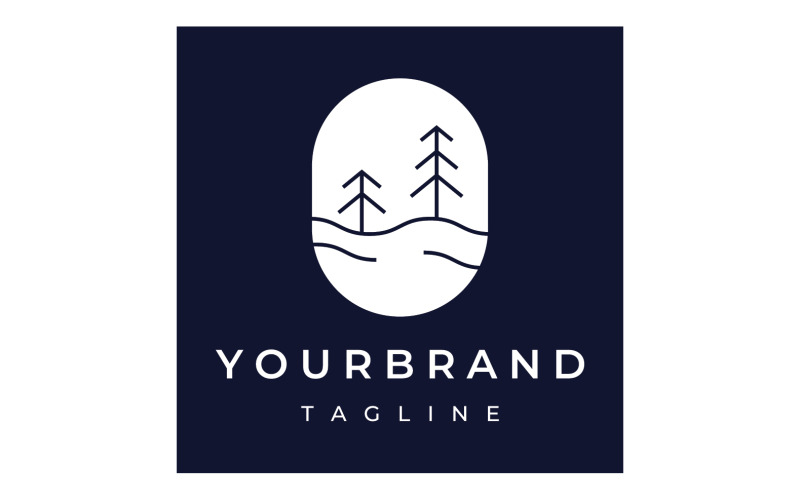 Pine forrest tree logo vector 8 #307693 - TemplateMonster