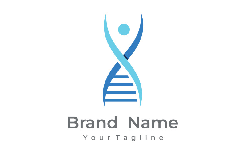 DNA tıbbi sağlık logo vektörü 18 #307884 - TemplateMonster