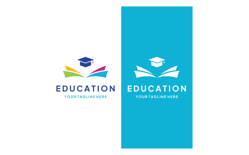 Education university school logo vector 27 - TemplateMonster