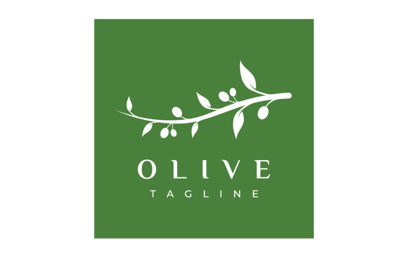 Olive oil tree logo vector 1 #307953 - TemplateMonster
