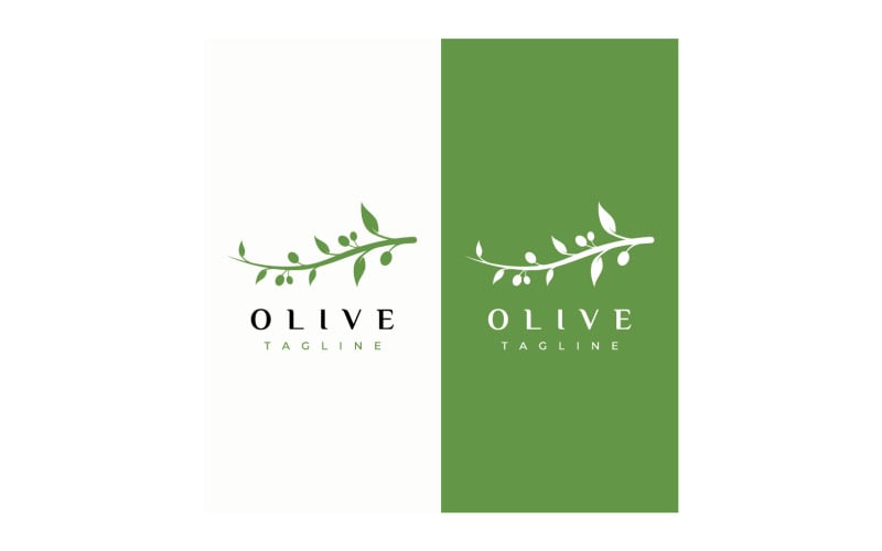 Olive oil tree logo vector 9 #307961 - TemplateMonster
