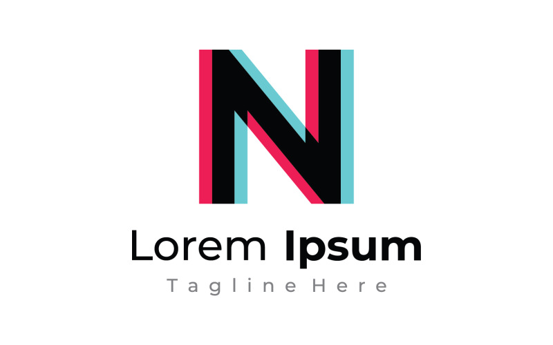 N initial letter logo design vector 11 - TemplateMonster