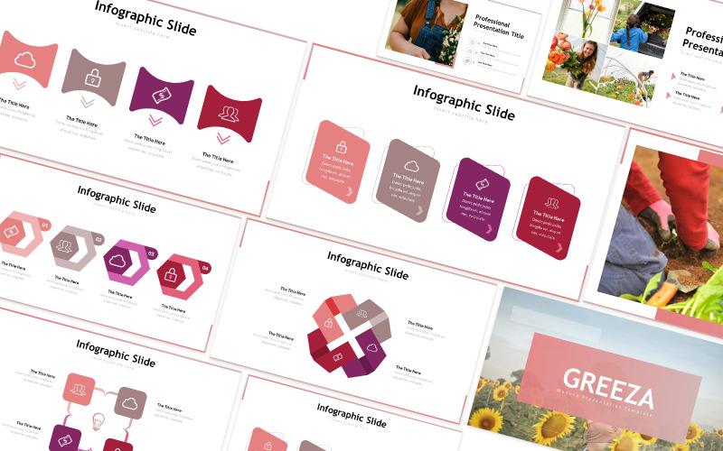 Modèle Powerpoint Moderne Greeza #308913 - TemplateMonster