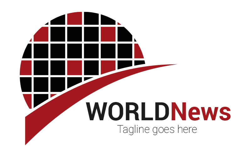 Diseño de logotipo de noticias de Creative Media