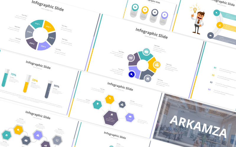 Arkamza Pitch Deck Google Slides Template - TemplateMonster Arkamza Pitch Deck Google Slides Template - TemplateMonster