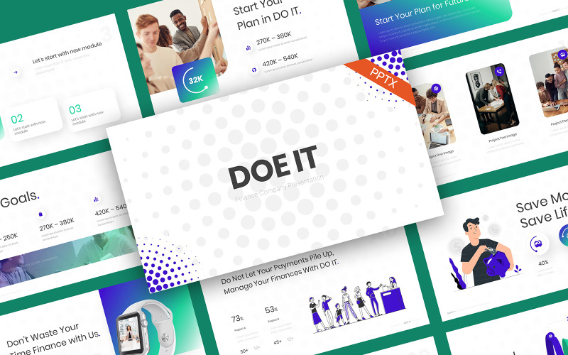 Doe It Mehrzweck-Finanz-PowerPoint-Vorlage - TemplateMonster